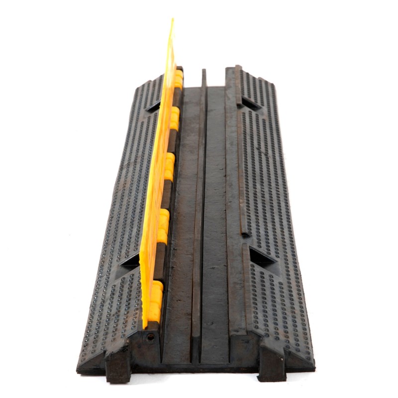 Pasacables de suelo 2 canales diám 30 mm - Tekipeo